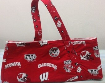 Over the top Purse -Wisconsin Badgers