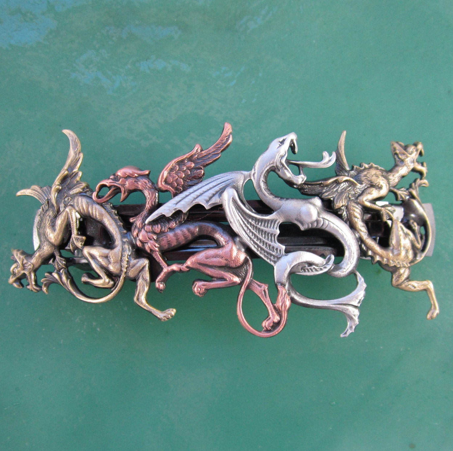 DRAGONS FRENCH BARRETTE 80mm Dragon Game of Thrones Hair