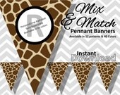 DIY Printable Party Decorations by CameoPartyDesigns on Etsy