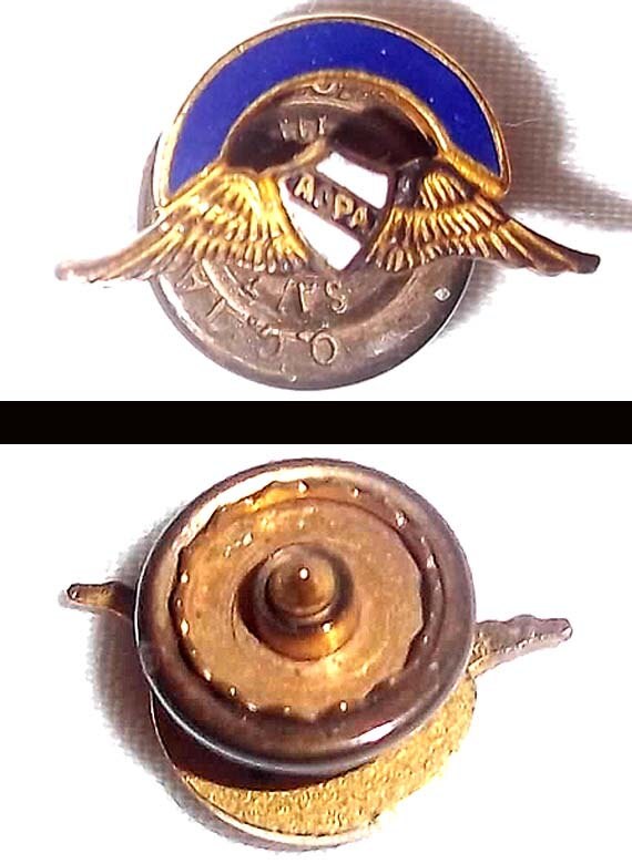 Vintage AOPA Aircraft Owners Pilots Association Wings Pin