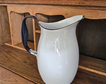 Popular items for white graniteware on Etsy
