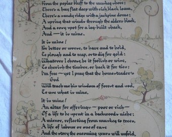 Popular items for calligraphy poems on Etsy