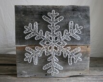 Unique winter string art related items | Etsy