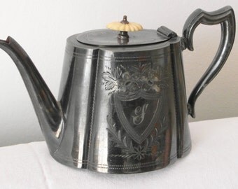 Pewter tea pot | Etsy