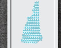 Unique new hampshire art related items | Etsy