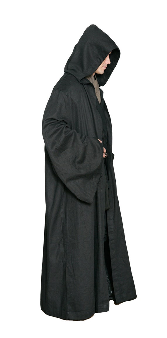 Star Wars Sith / Jedi Robe ONLY Black Replica Star Wars