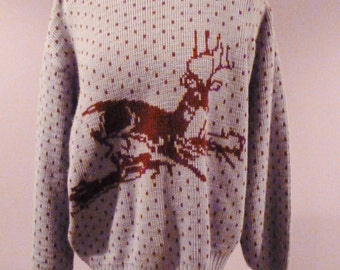 Deer sweater | Etsy
