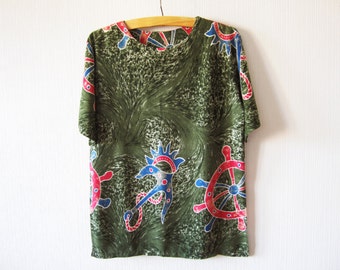 Anchor blouse | Etsy