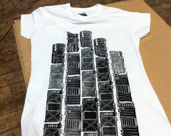 Popular items for block printed shirt on Etsy