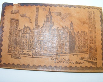 Detroit postcard | Etsy