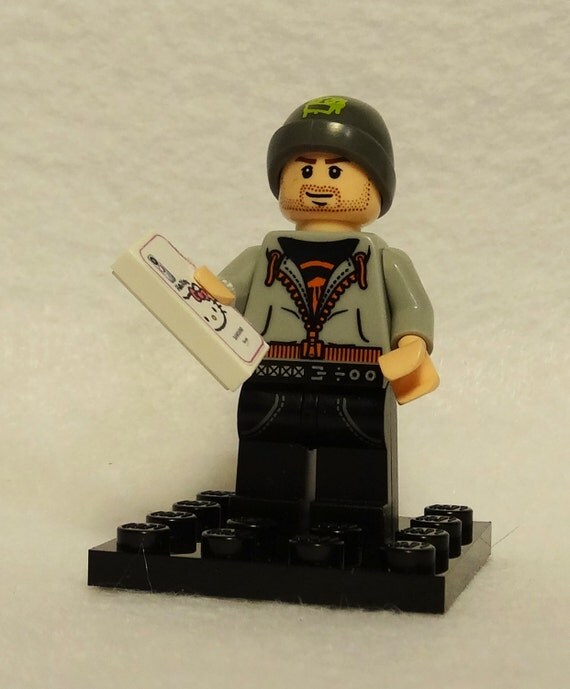 Breaking Bad Collectible Jesse Pinkman Lego Minifigure w Hello