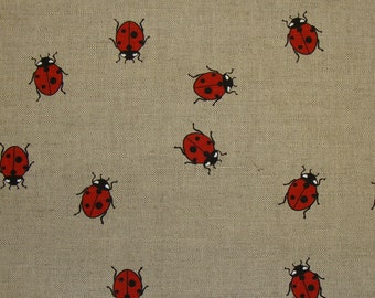 Popular items for ladybird fabric on Etsy