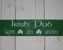 Popular items for irish pub sign on Etsy