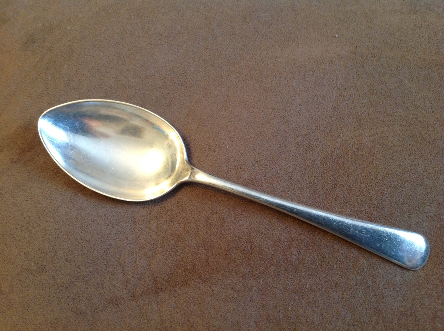 Antique 20 DWTS Silver Plated OLD ENGLISH Serving Tablespoon 8 1/8 ...