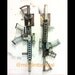 scrap metal ASSAULT RIFLE sculpture ar15 m4