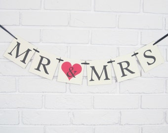 Unique bride groom banner related items | Etsy