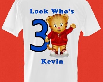 Childrens Daniel Tiger Birthday T-Shirt