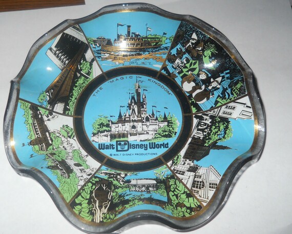 Vintage Walt Disney World Collector Plate by BlueBirdRetro on Etsy