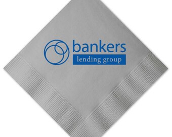 Custom logo napkins | Etsy