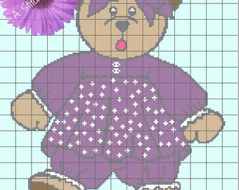 Teddy bear graph | Etsy