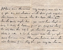 Popular items for vintage handwriting on Etsy