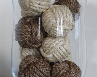 Decorative rope ball | Etsy