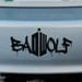 Bad Wolf Doctor Who Vinyl Sticker Car Window Door Bumper Decal