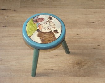 Cow milking stool | Etsy