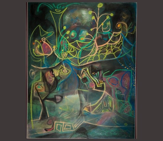 Pastel Trance Drawing