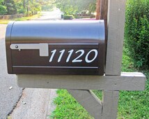 Popular items for mailbox number decal on Etsy