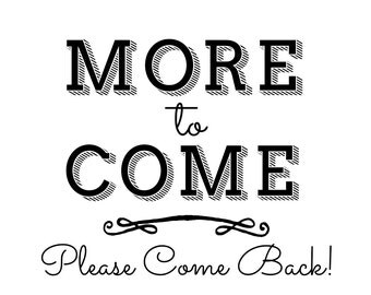 Come back soon | Etsy