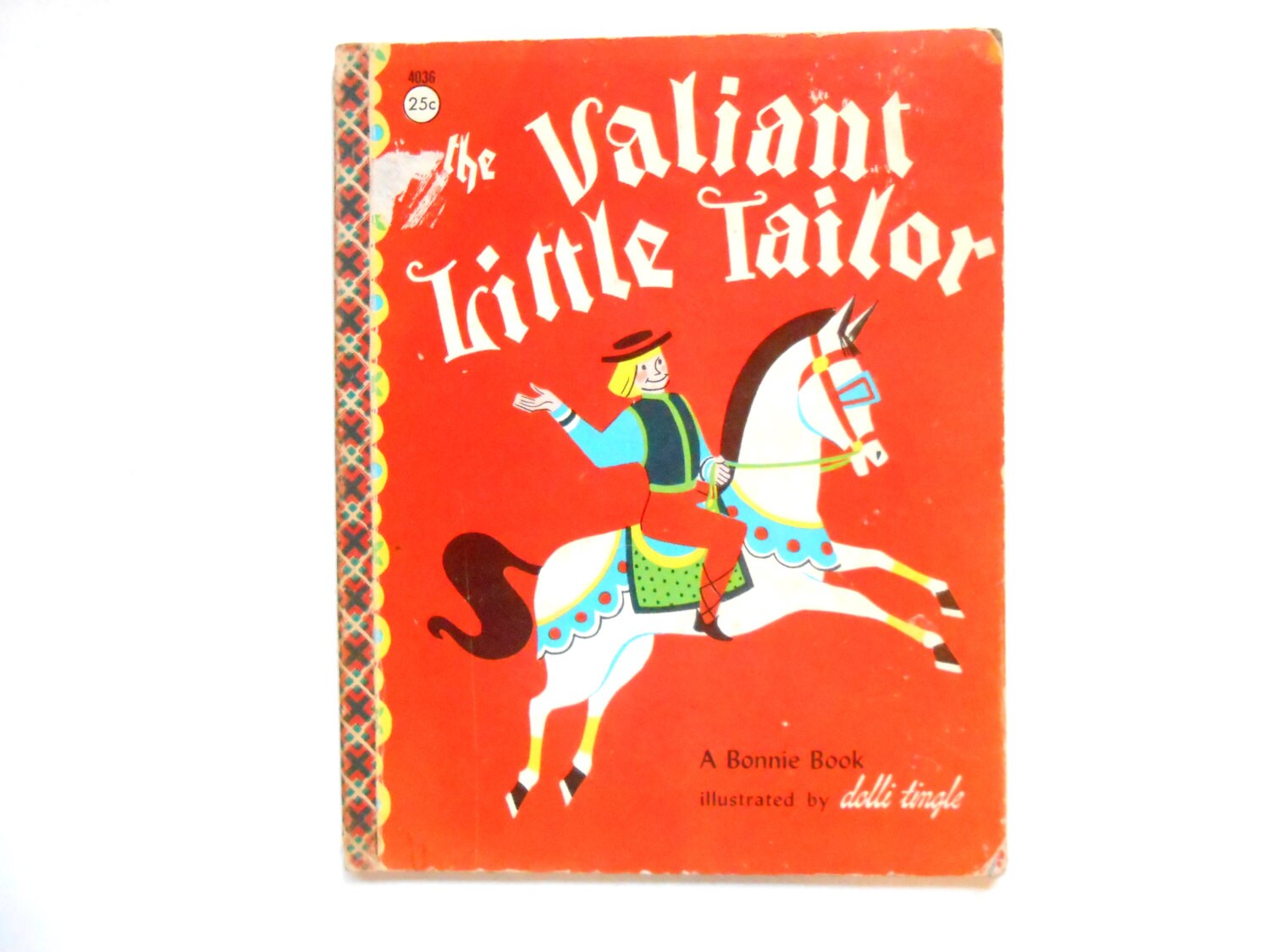 The Valiant Little Tailor a Vintage Children's Book 1961