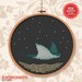 Sting ray day PDF cross stitch pattern