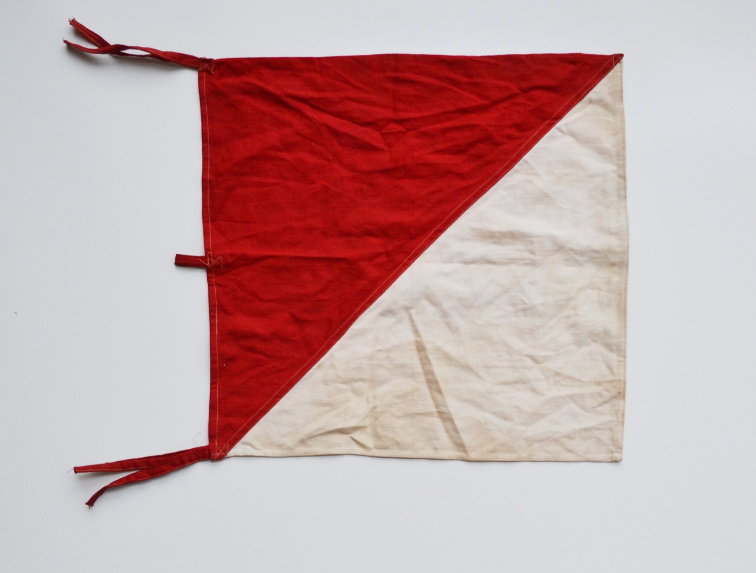 Vintage US Army Signal Corps Signal Flag Signal by JudysJunktion