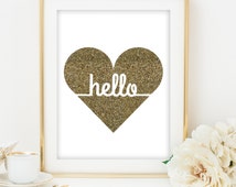 Popular items for hello love sign on Etsy
