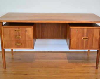 Popular items for teak desk on Etsy