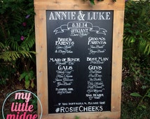 Popular items for wedding program sign on Etsy