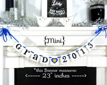 Photo Prop / mini size GRAD 2015 Banner / Graduation Banner Party Decor ...
