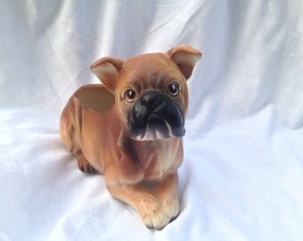 Popular items for boxer dog planter on Etsy