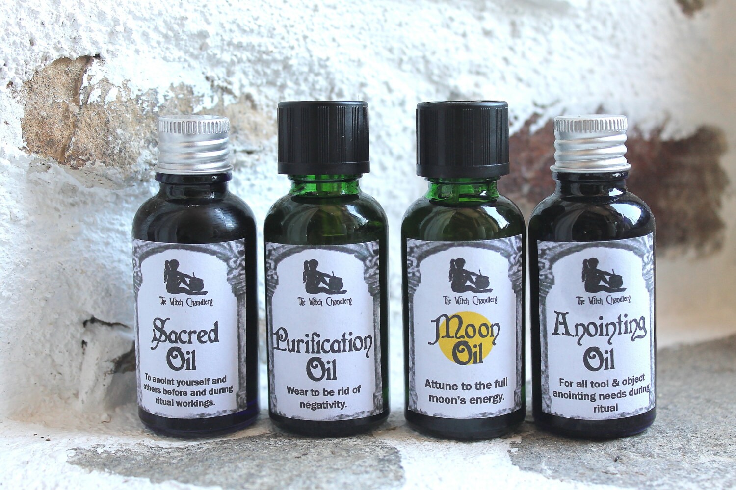 Ritual oil set wiccan ritual oil spiritual cleansing
