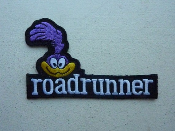 Road Runner Iron On Embroidered Patch Roadrunner Coyote Looney