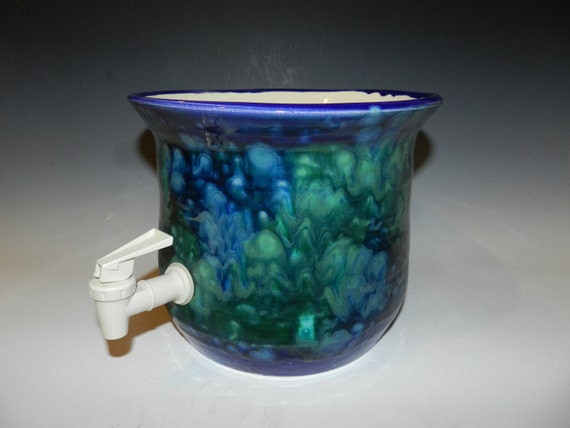 6 QT ceramic kombucha crock Made to order by MarkCampbellCeramics