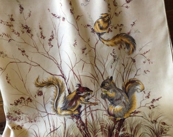 Squirrel scarf | Etsy