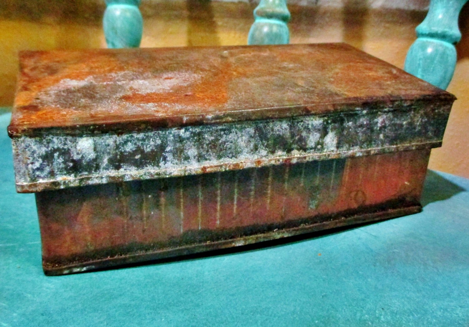 Vintage COPPER BOX with Lid/ Unique Storage Container/ Steampunk ...