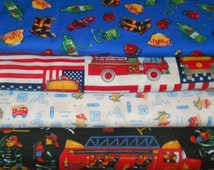 Popular items for firefighter fabric on Etsy