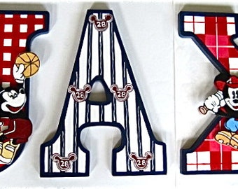 Popular items for mickey mouse letters on Etsy