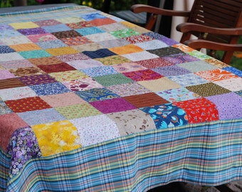 Popular items for patchwork tablecloth on Etsy
