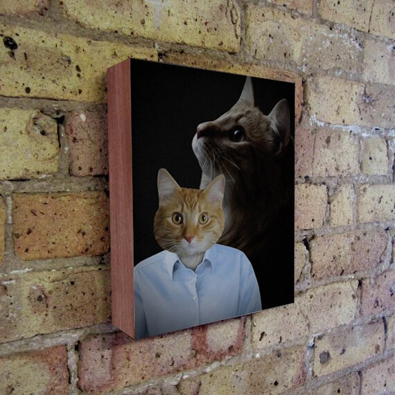 80s Cat Cat Portrait 1980s Portrait Studio Cat 80s by LuciusArt