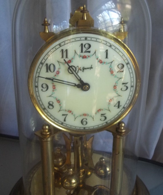 Vintage John Wanamaker 400 Day Anniversary Clock with Key