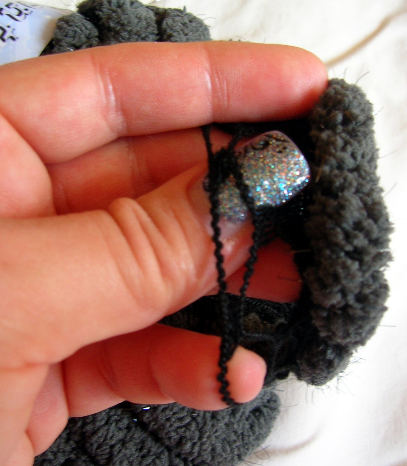 Ruffle yarn Fake fur fun fur. Hypoallergenic. Mesh type of